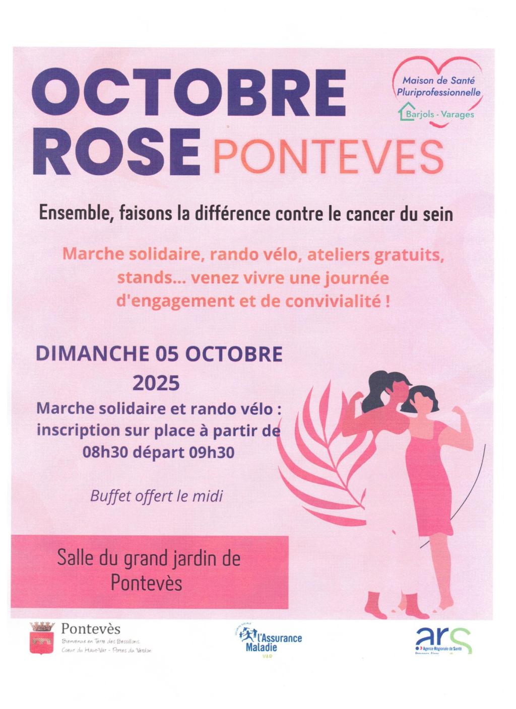 Marche solidaire et randonnée vélo | Octobre Rose : Caritatif ...